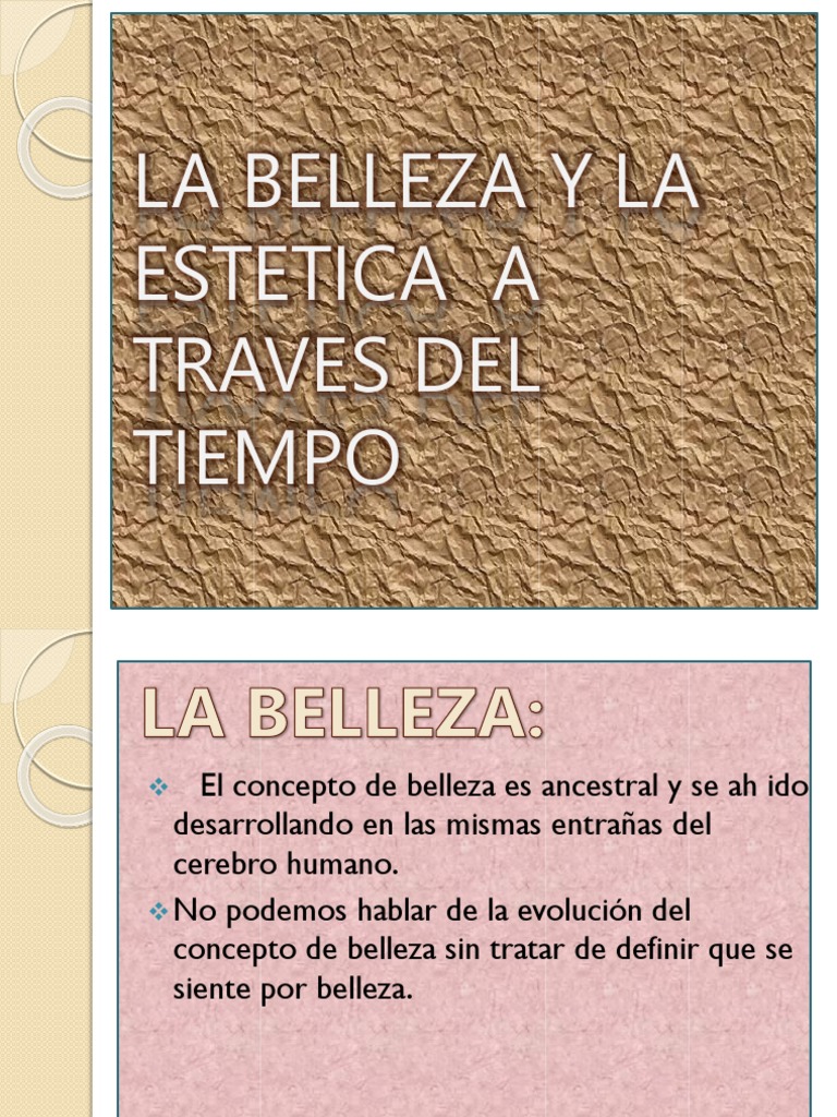 La Beleza y La Estetica Atravez Del Tiemp0 Grupo #7 | PDF | Belleza ...