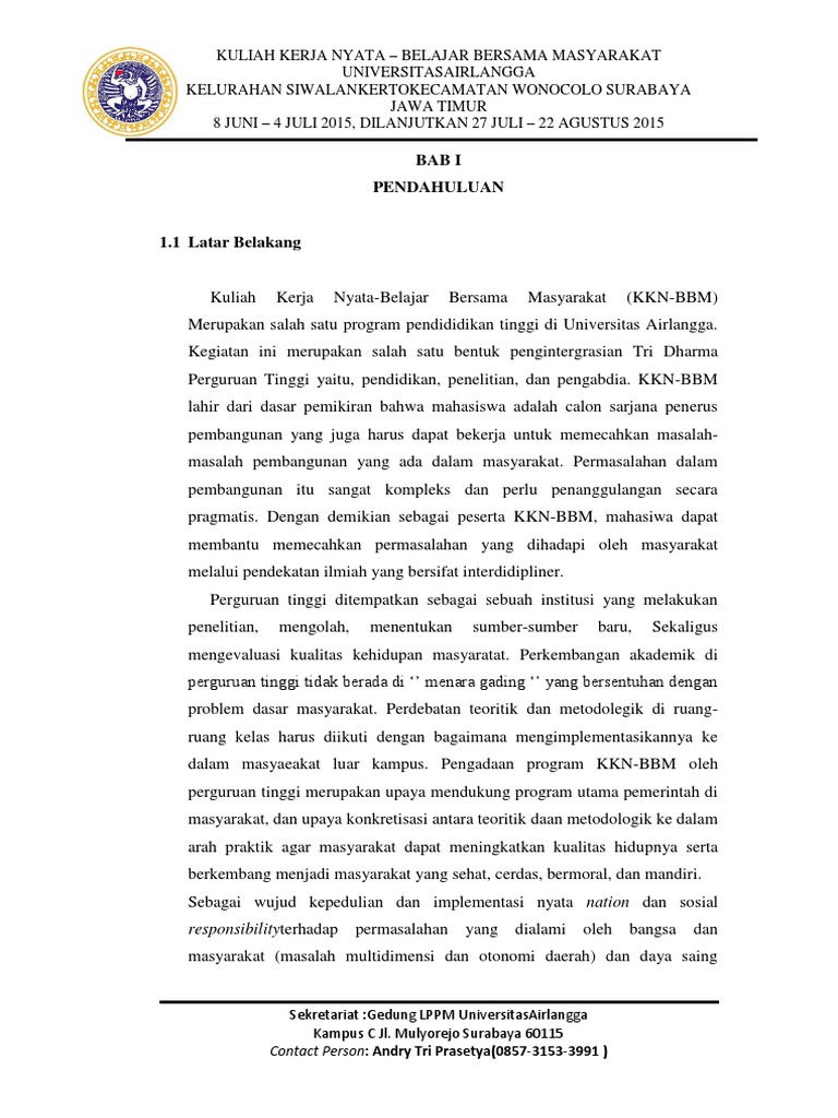 Contoh Proposal Program | PDF