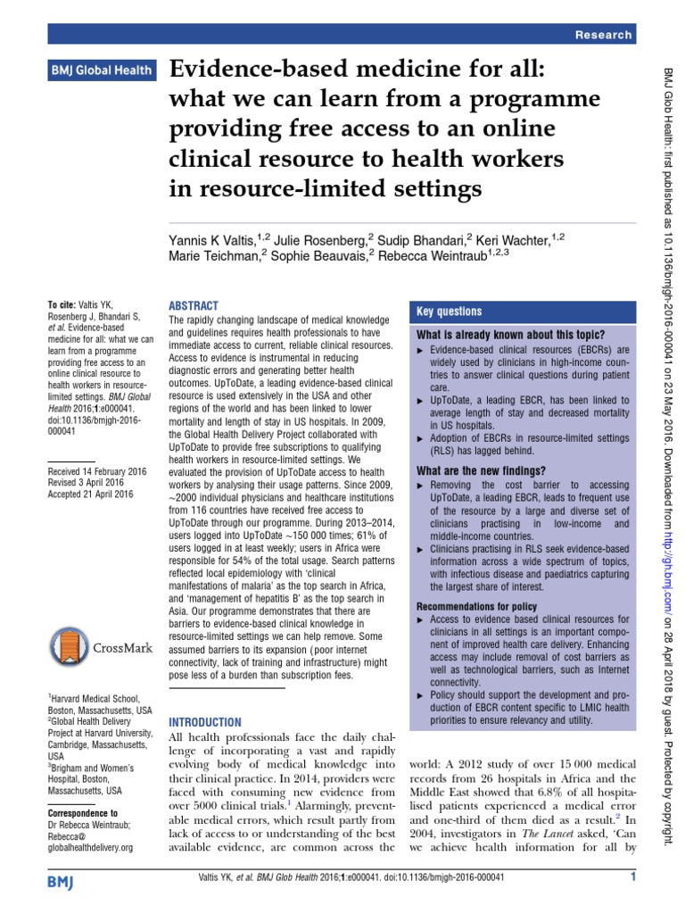 EBM | PDF | Evidence Based Medicine | Health Care