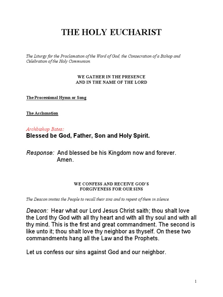 Bishop Consecration Liturgy Guide | PDF | Anointing | God In Christianity