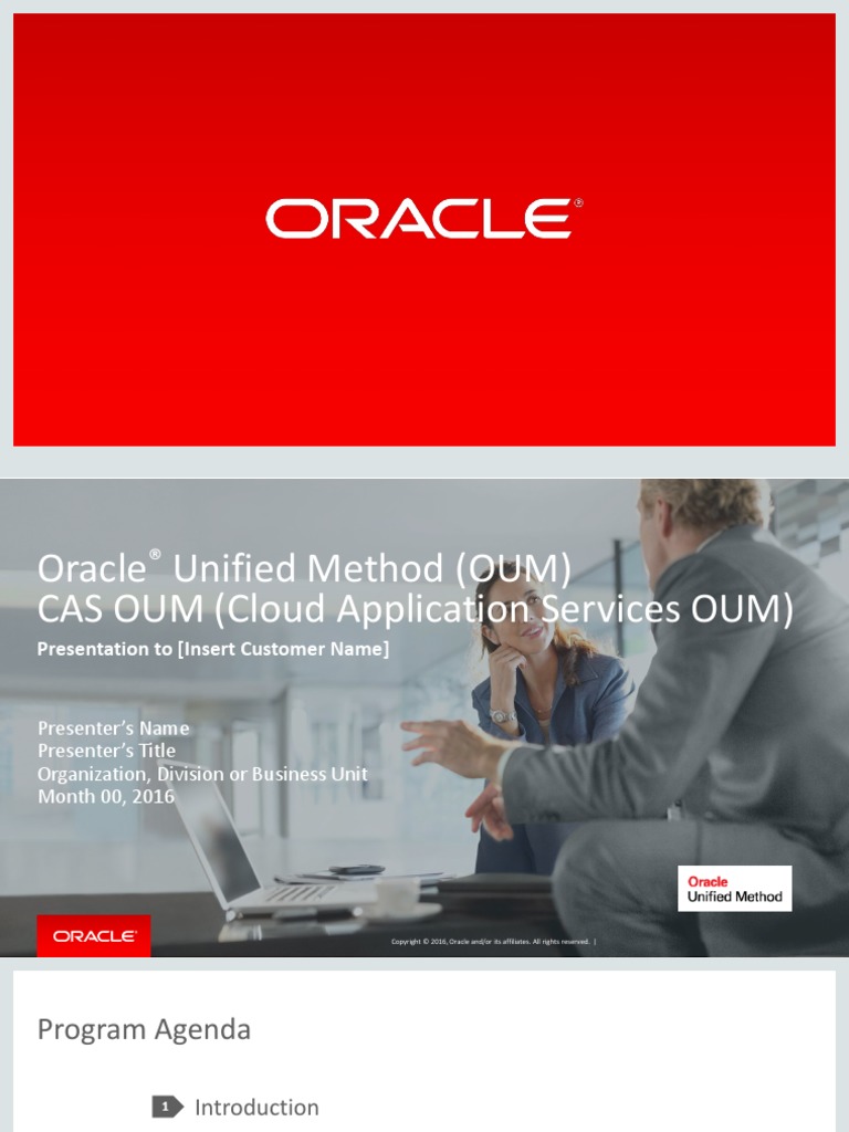 Oracle® Unified Method Oum Cloud Computing Software As A Service