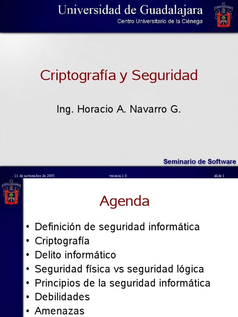 Criptografia y Seguridad | PDF | Criptografía | Criptoanálisis