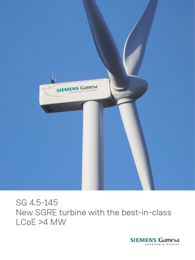 Siemens Games SG 4-5-145 en | PDF | Wind Power | Electric Power