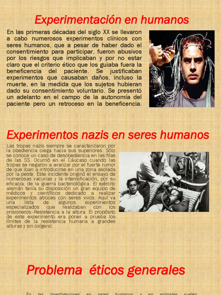 Ética en la Experimentación Humana | PDF | Ciencia cognitiva | Teorías ...