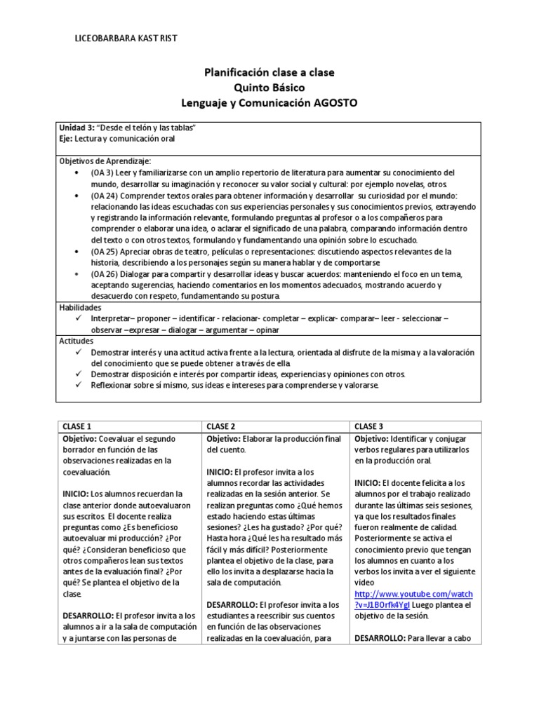 6to Basico Verb Tobe Reading Comprehension | Descargar gratis PDF ...