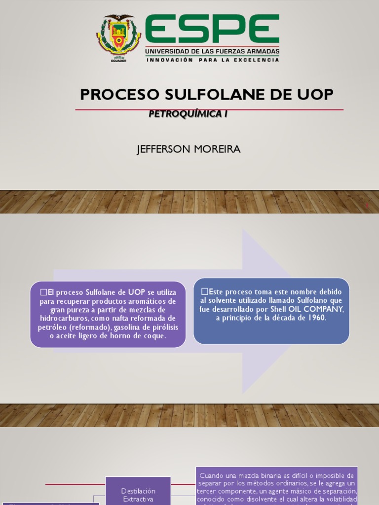 SULFOLANE | PDF | Destilación | Solvente