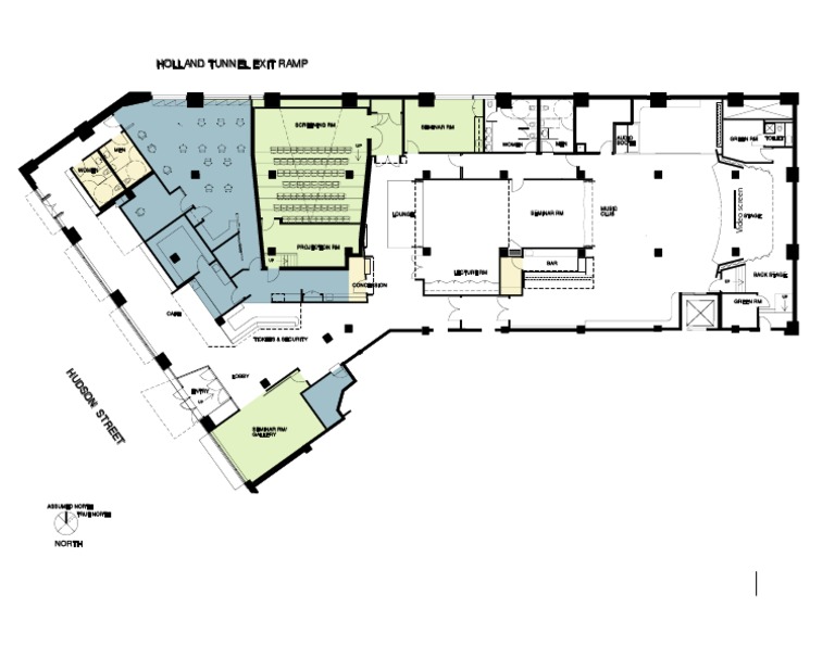 Proposed Layout and Floor Plan for a Multi-Purpose Community Center ...