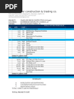 Sample Bill of Materials For Construction | PDF | Door | Tile