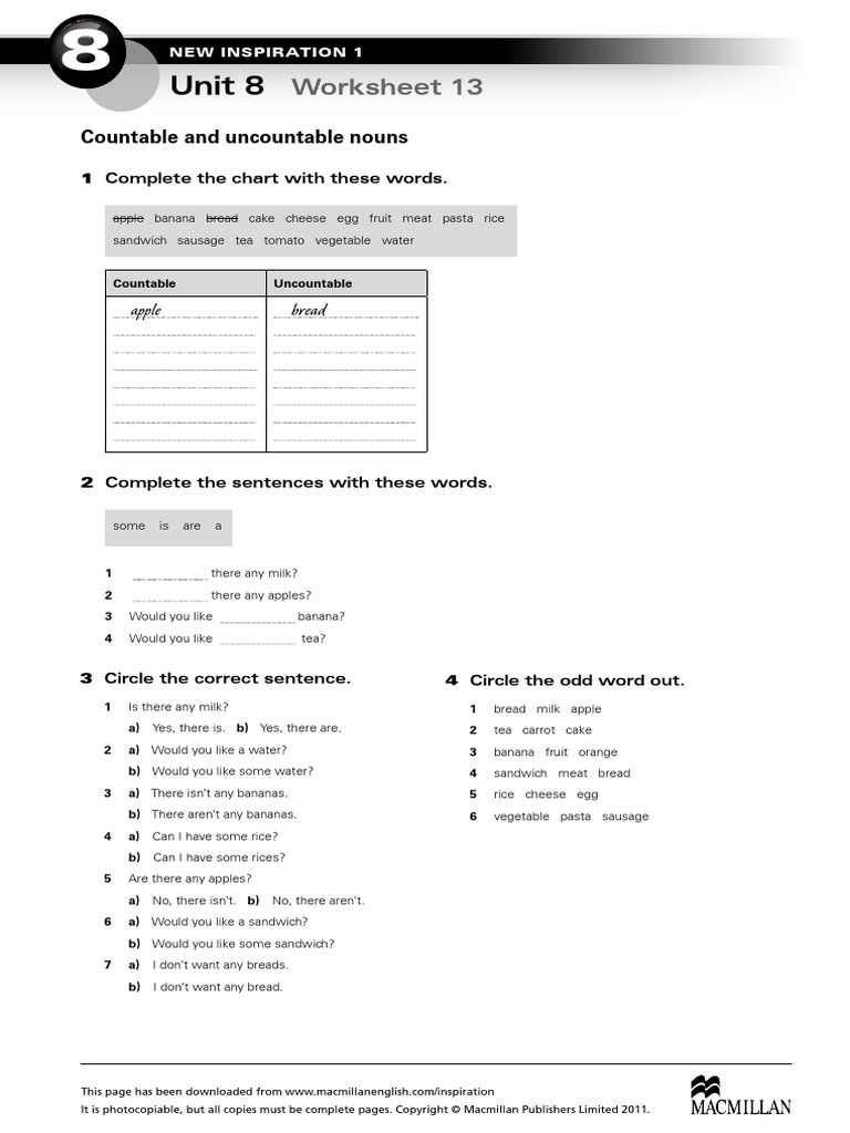 NI1 Grammar Worksheet 13 PDF | PDF