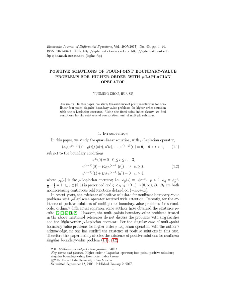 2 | PDF | Nonlinear System | Differential Equations