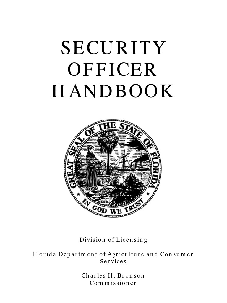 Security Officer Handbook | PDF | Security Guard | Police Officer