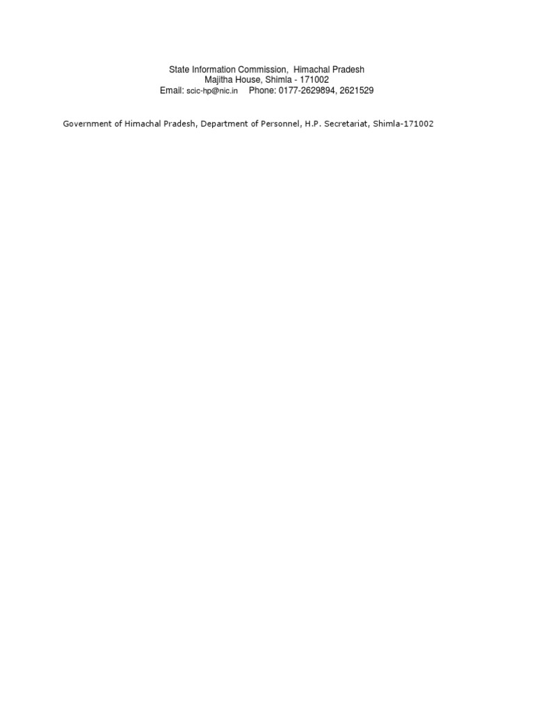 State Information Commission | PDF