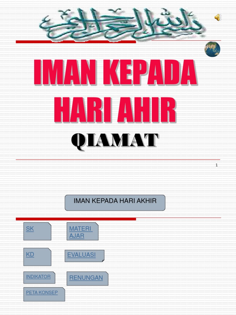 Bab 2 Iman KPD Hari Akhir SMT 1 | PDF