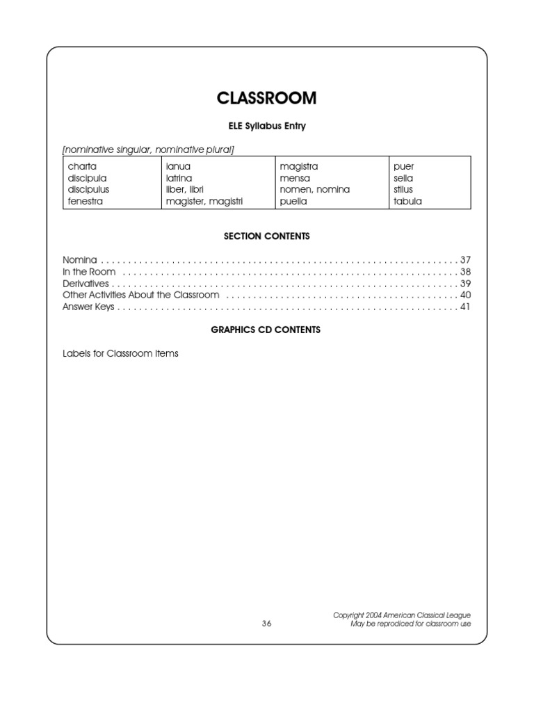 Exploratory Latin Classroom | PDF | Ancient Romans | Roman People