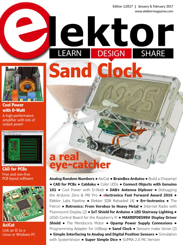 Elektor USA - January, February 2017 | PDF | Light Emitting Diode | Vacuum Tube