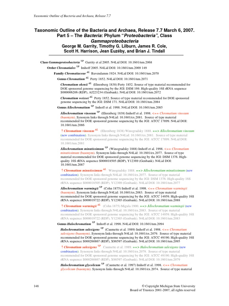 Garrity, 2007 | PDF | 16 S Ribosomal Rna | Gen Bank