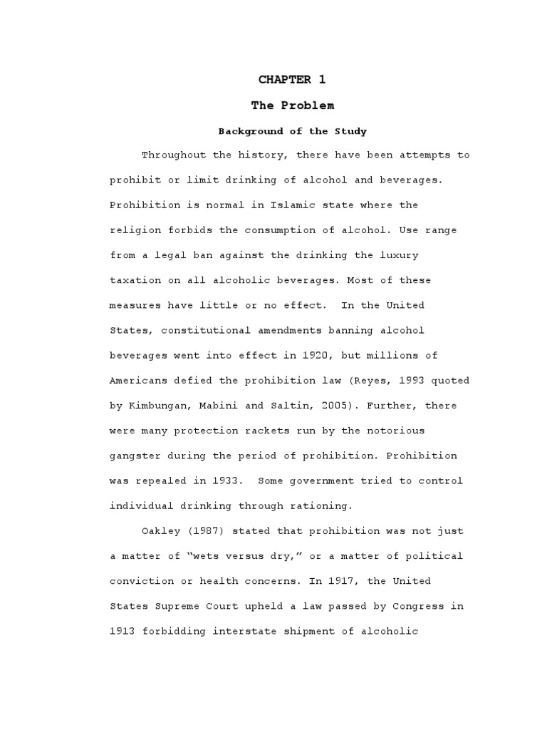 Implementation of Liquor Ban | Download Free PDF | Prohibition | United ...