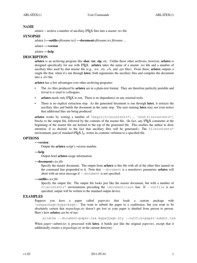 Name Synopsis: /begin (Filecontents ) /end (Filecontents ) | PDF | Te X | Computer File