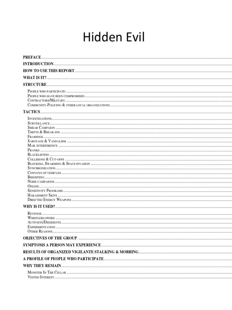T.I. The Hidden Evil | PDF