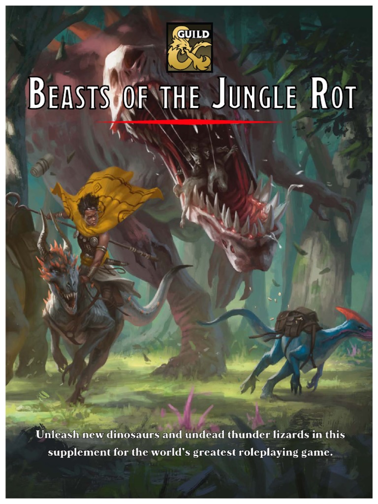 Beasts of The Jungle Rot FINAL v4 SMALL | PDF | Dinosaurs | Predation