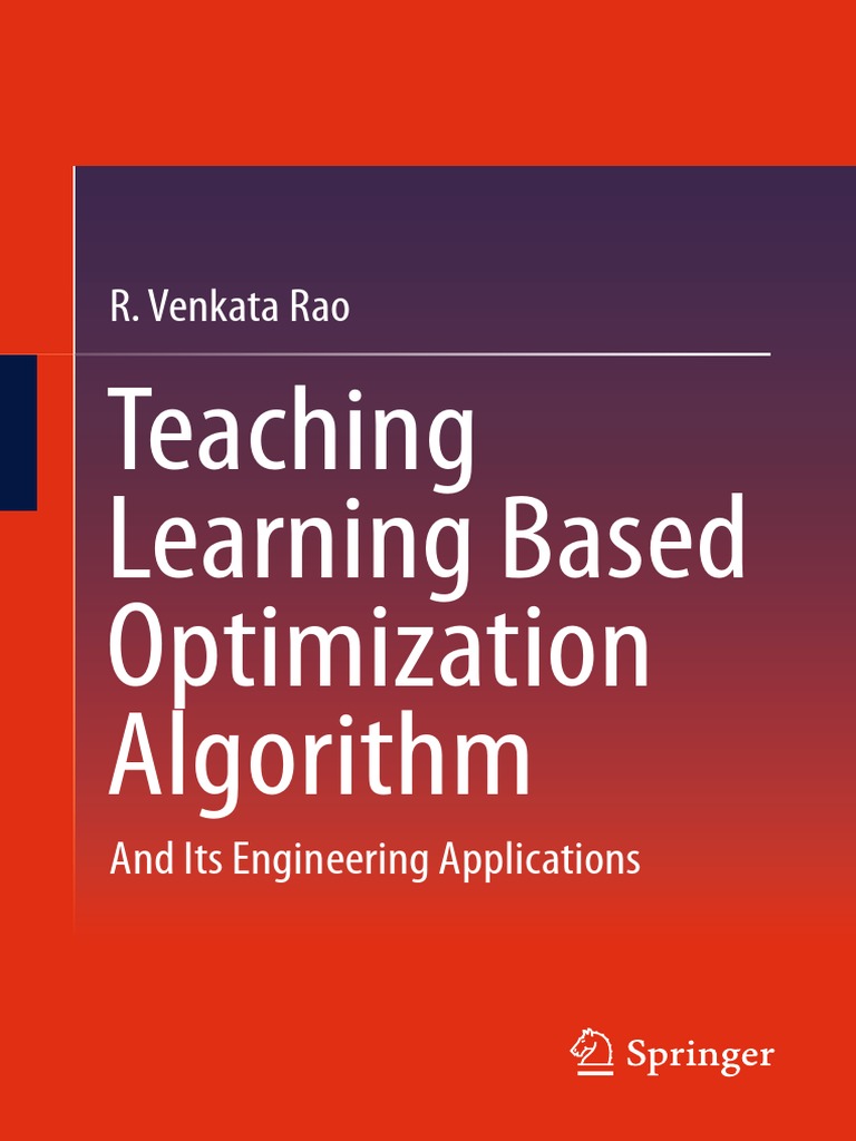 (R. Venkata Rao (Auth.) ) Teaching Learning Based O PDF | PDF ...