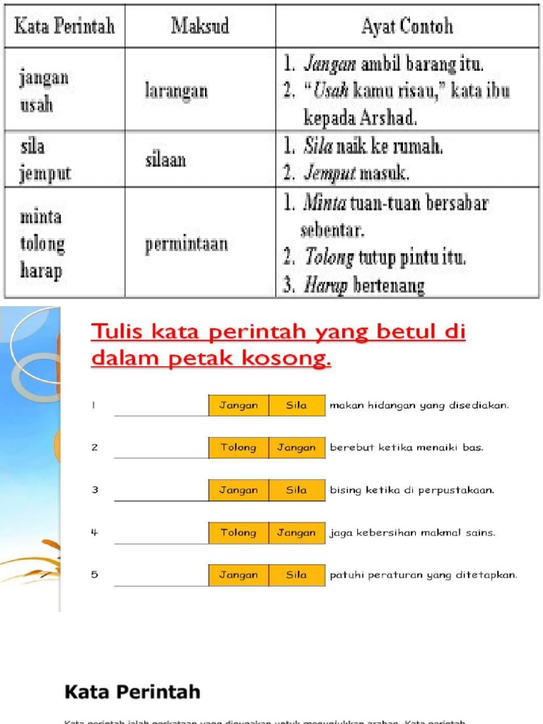 Kata Perintah | PDF