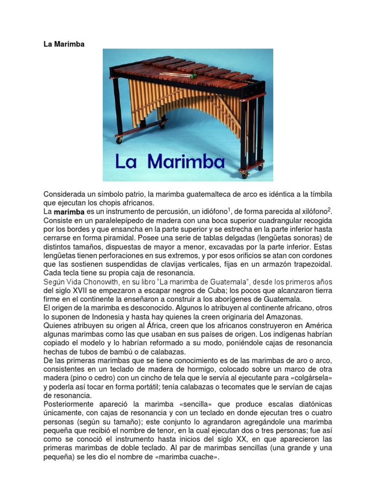La Marimba De Guatemala