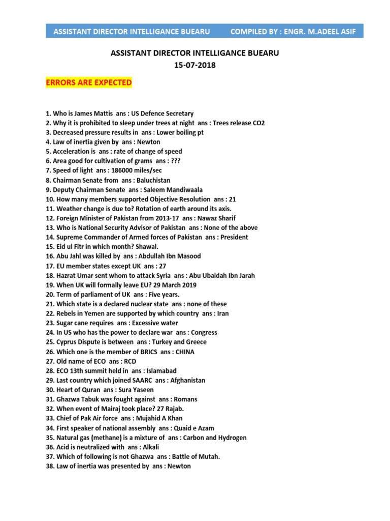 Assistant Director IB 15-7-18 | PDF