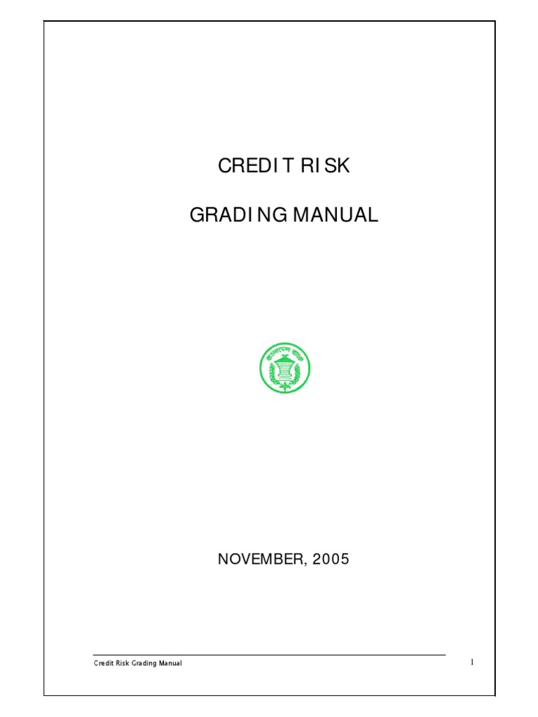 Credit Risk Grading Manual: NOVEMBER, 2005 | PDF | Risk | Securities ...