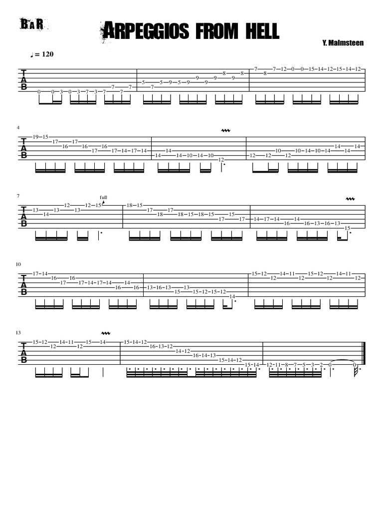 Arpeggios From Hell | PDF