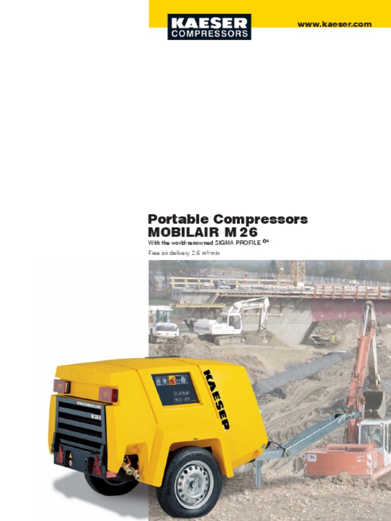Compresora Kaeser M26 | PDF | Engines | Diesel Engine