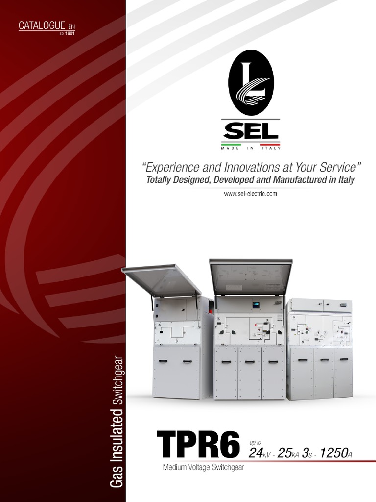 Sel - Catalog - TPR6-12-24 - EN - 1710 | PDF | High Voltage | Switch