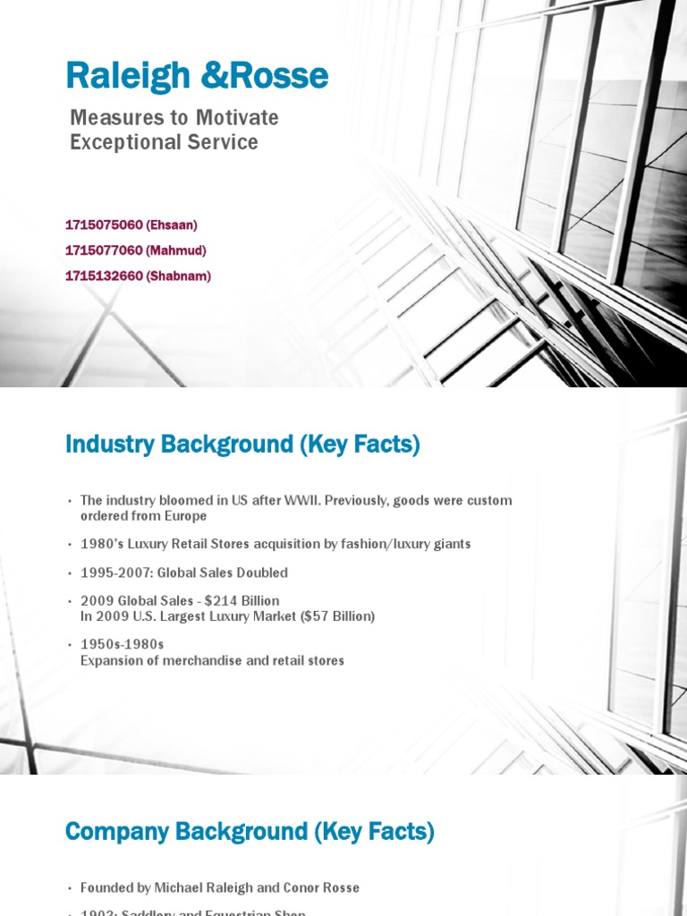 Randr Case Pdf Employment Retail 