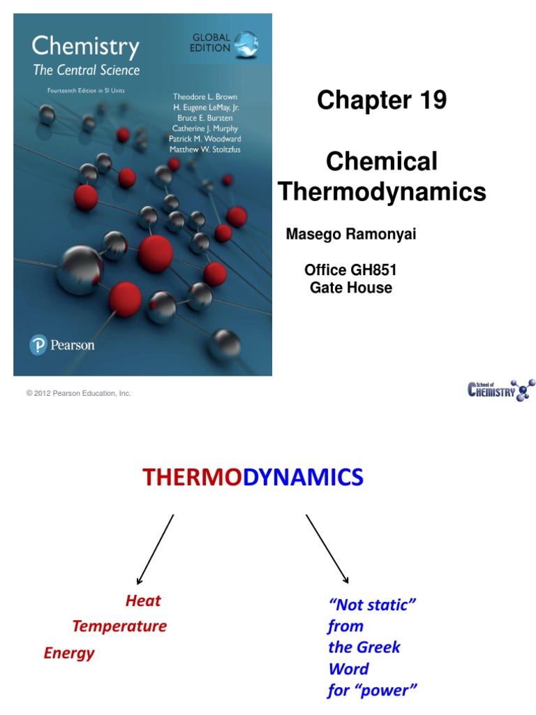 Thermodynamics Students Notes M | PDF | Gibbs Free Energy | Entropy