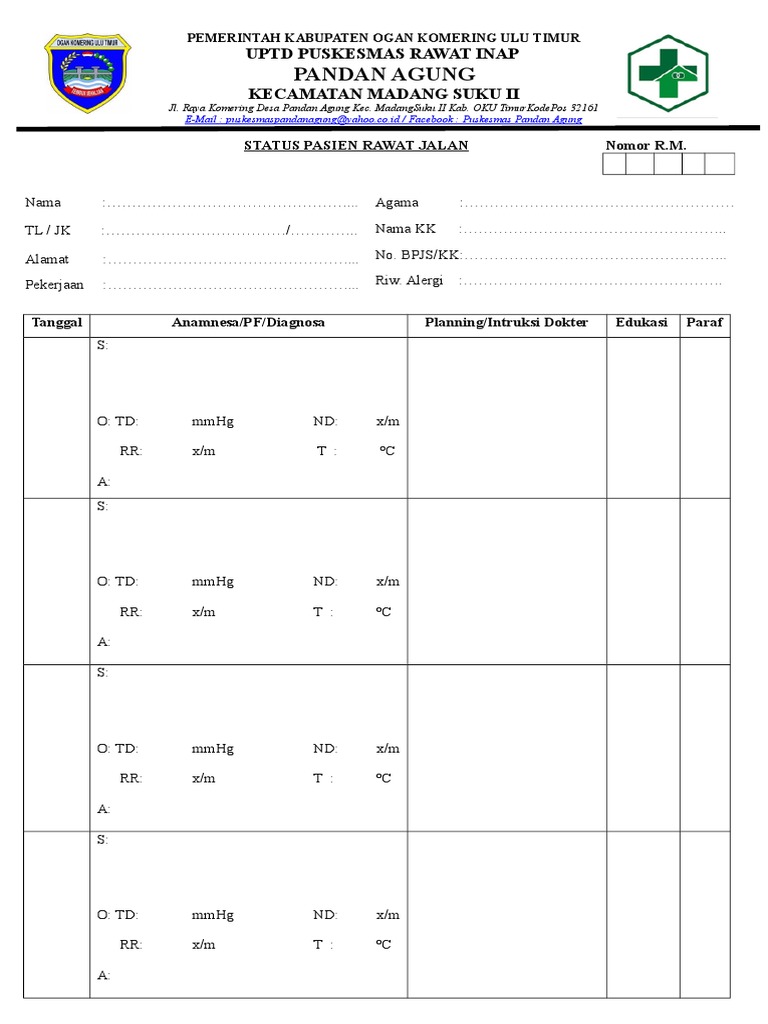 Status Pasien Rawat Jalan | PDF