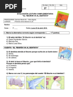 Evaluacion Plan Lector Soy Una Biblioteca | PDF | Ficción general