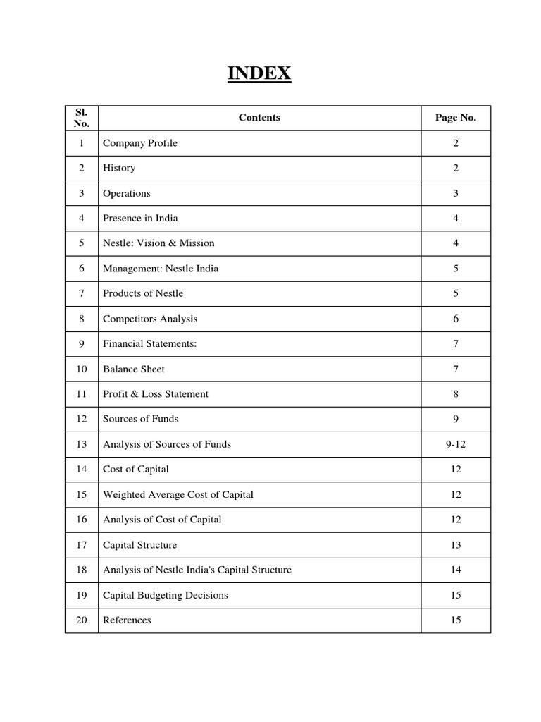 Nestle India | PDF | Equity (Finance) | Cost Of Capital