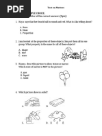 Rocks & Minerals - Unit Test (Answer Key) | PDF | Rock (Geology ...