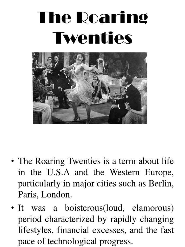 The Roaring Twenties | PDF | Roaring Twenties | Jazz