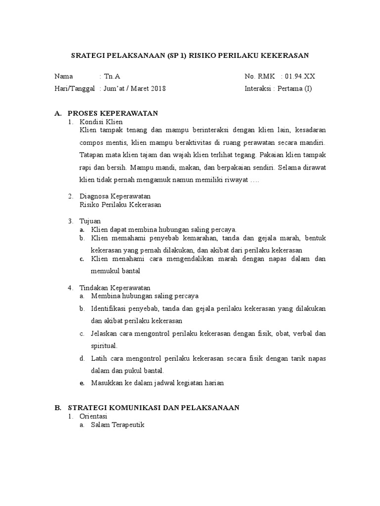 Contoh SP RPK | PDF | Pengembangan Diri | Gaya Hidup
