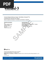 Vineland 3 | PDF | Intellectual Disability | Autism