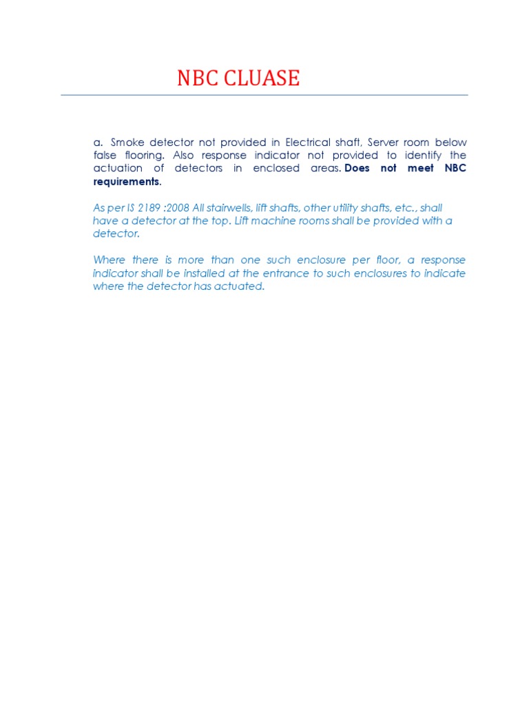 NBC Cluase | PDF