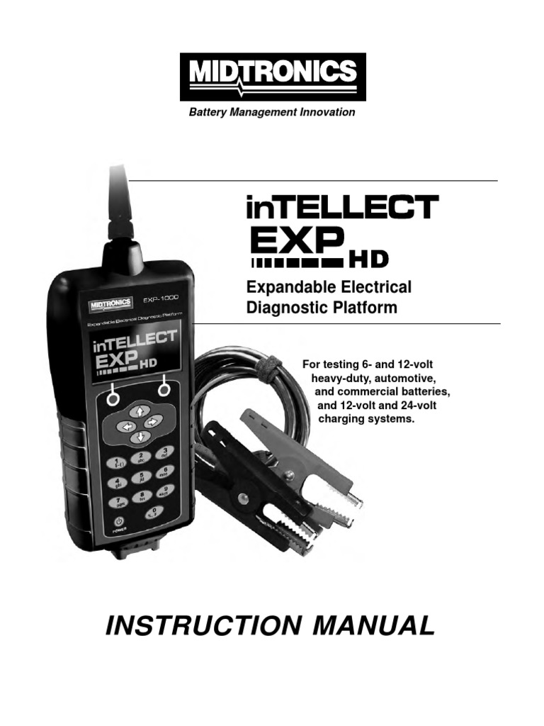 Instruction Manual: Expandable Electrical Diagnostic Platform | PDF ...