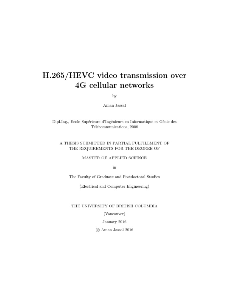 Hevc Basics | PDF | Network Packet | Mathematical Optimization