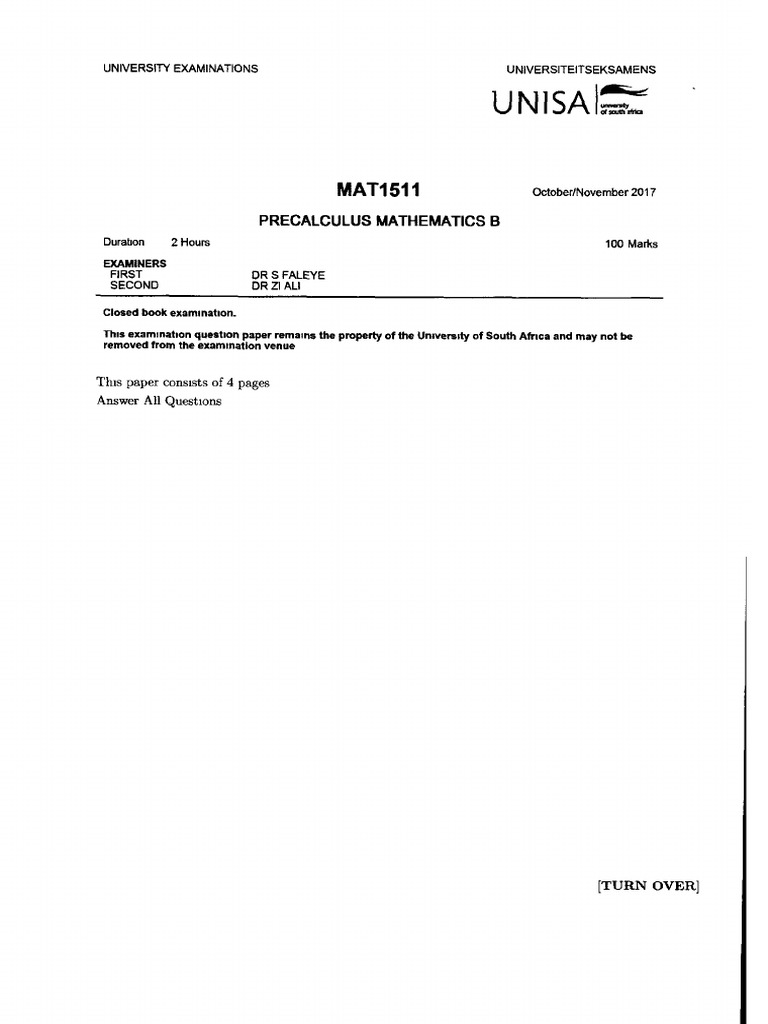 Mat1511 2017 10 e 1 | PDF