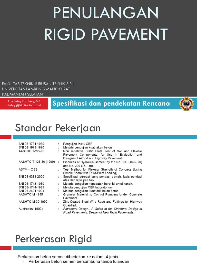 Tulangan Rigid | PDF