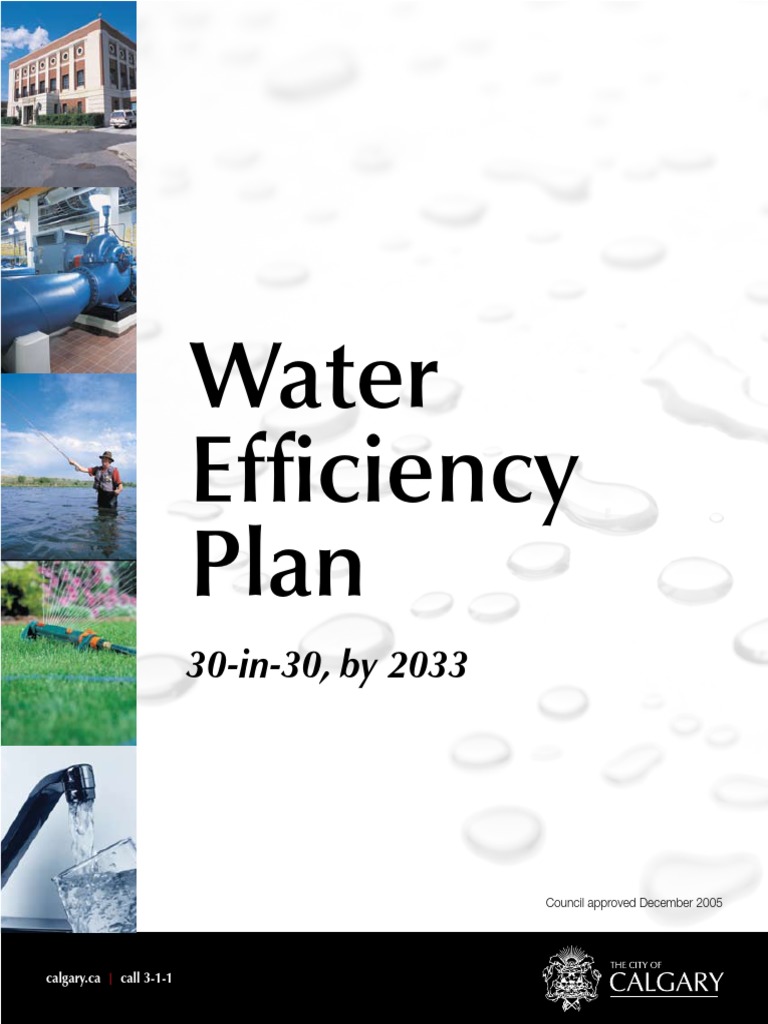 Water Efficiency Plan | PDF | Water Conservation | Sustainability