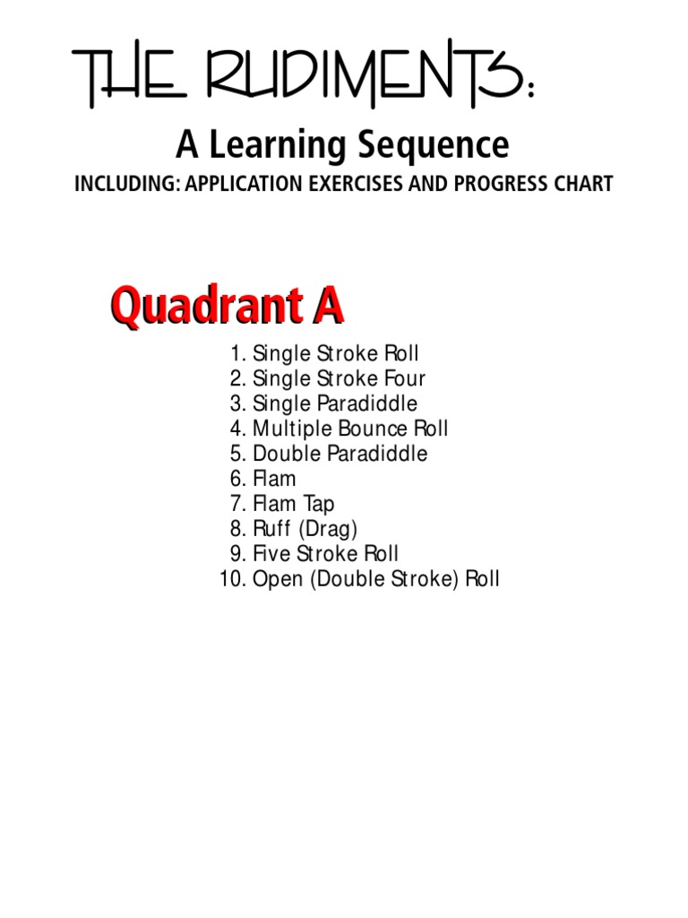 Vic Firth - Complete Snare Drum Rudiments PDF | PDF