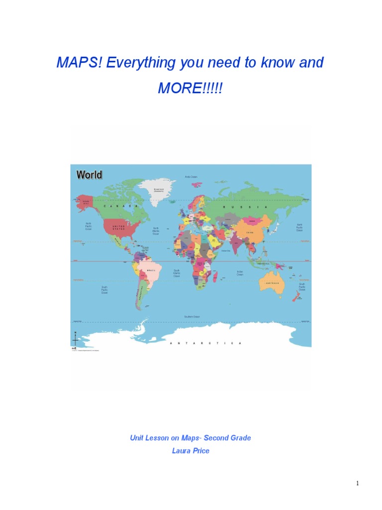 MAPS! Everything You Need To Know and MORE!!!!!: Unit Lesson On Maps ...