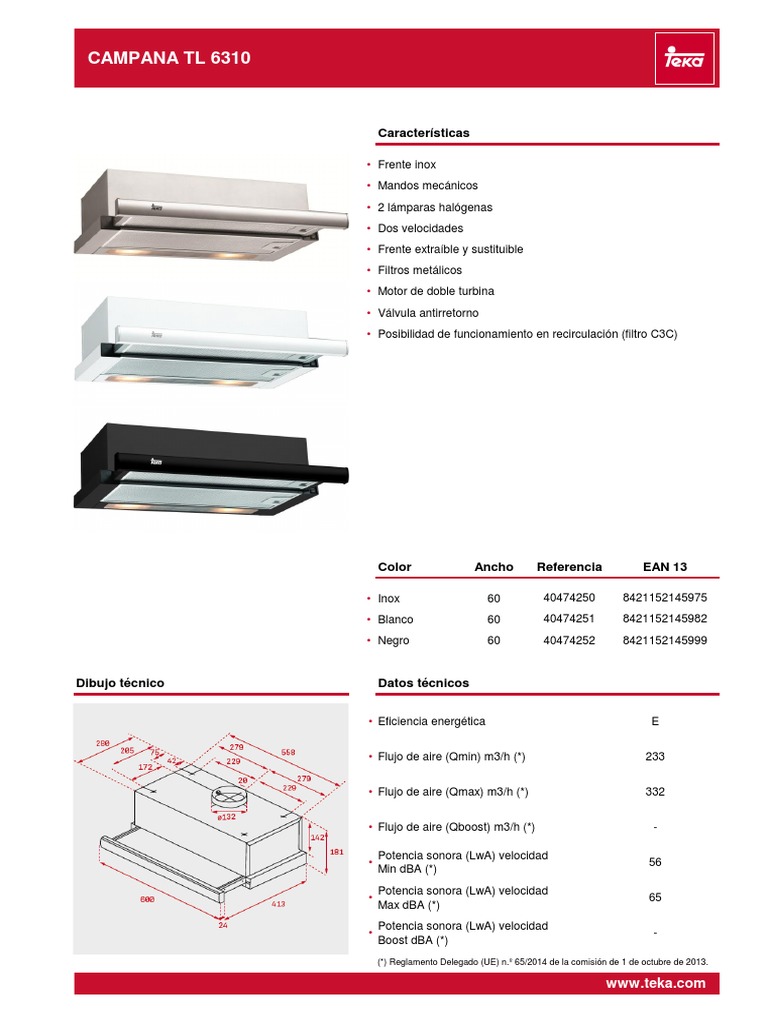 Campana TL 6310 | PDF